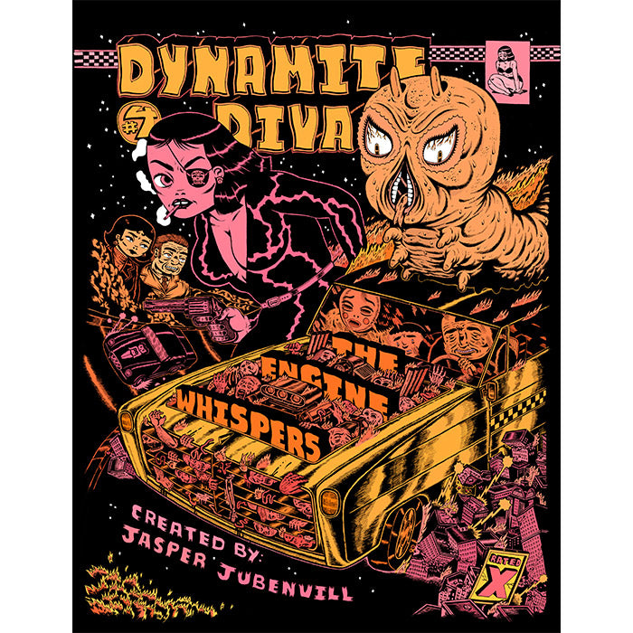 Dynamite Diva - The Engine Whispers - Jasper Jubenvill – 50 Watts Books