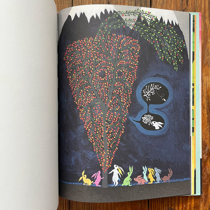 Bunny & Tree picture book by Balint Zsako | Enchanted Lion – 50 Watts Books