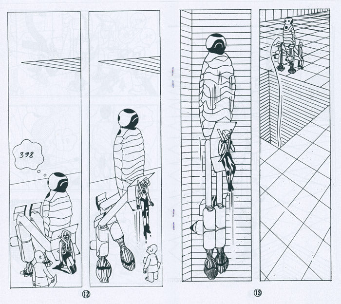 Blue Swimmer comic by CF – 50 Watts Books