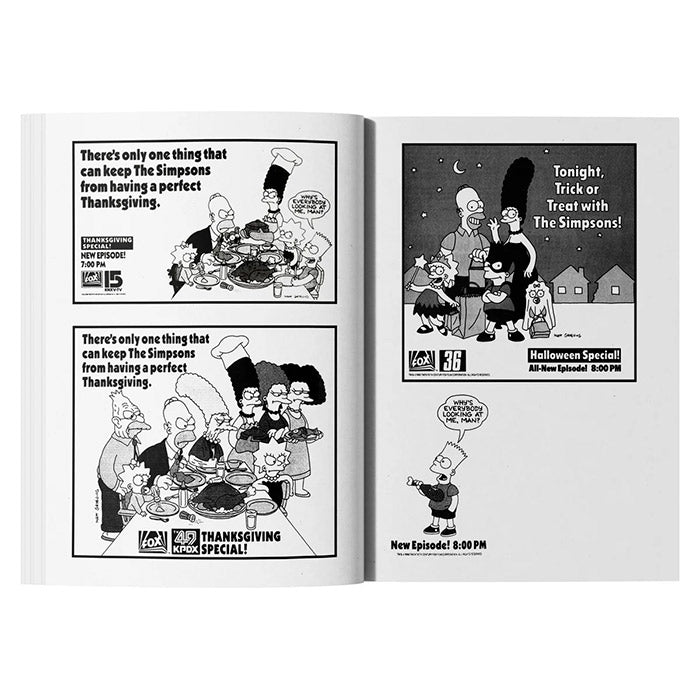 A Compendium of Print Advertising from The Simpsons – 50 Watts Books