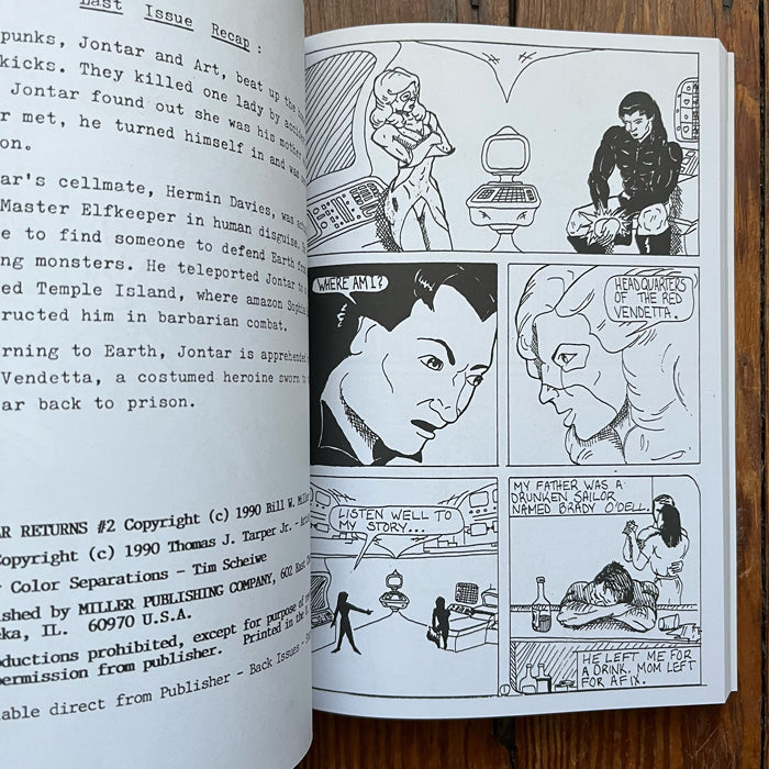 The Complete Jontar comics by Bill Miller | Floating World – 50 Watts Books