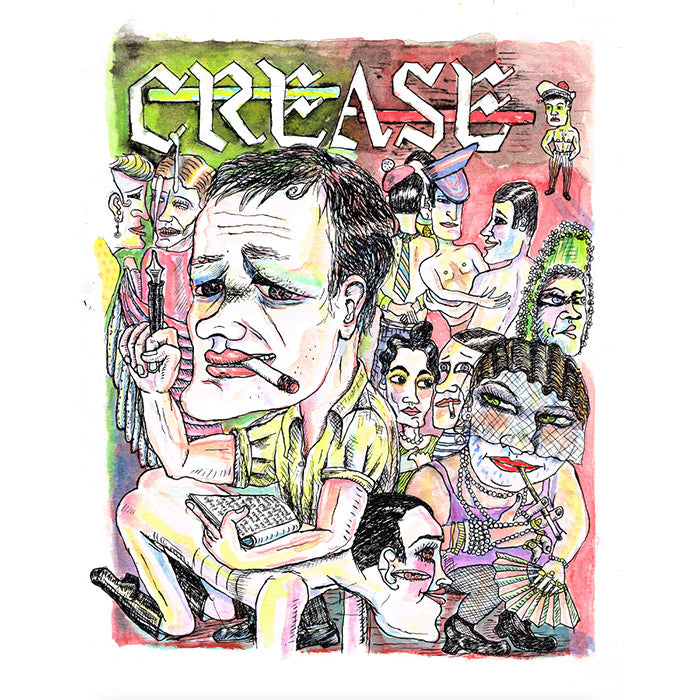 Crease - comics anthology edited by Austin English – 50 Watts Books
