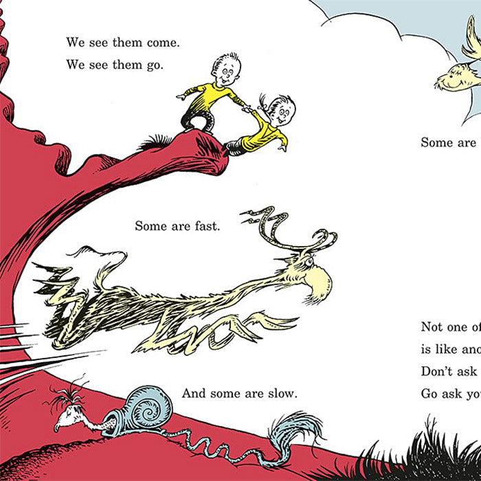 One Fish Two Fish Red Fish Blue Fish by Dr. Seuss – 50 Watts Books