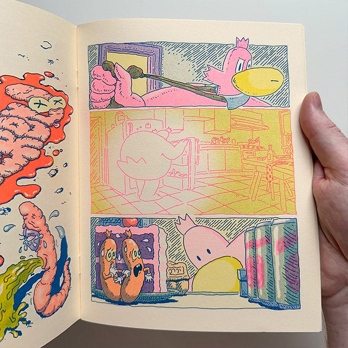 Duck Comics Vol. 2 by Ian Mackay | risograph comic – 50 Watts Books