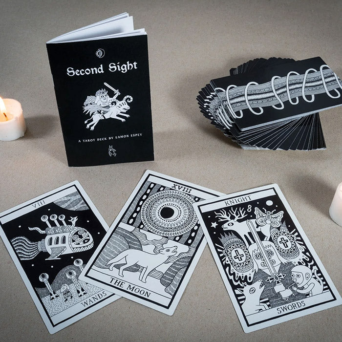 Second Sight Tarot Deck by Eamon Espey – 50 Watts Books