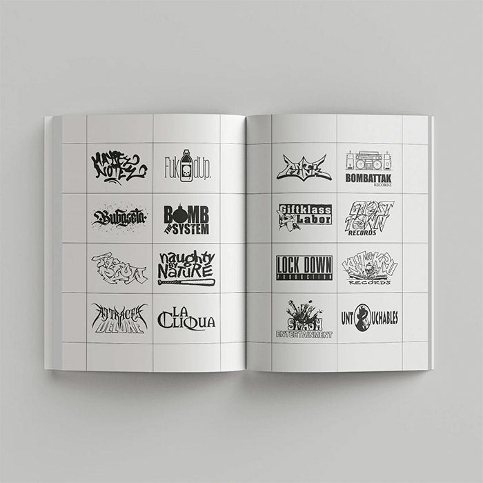 Hip-Hop Logos | book compiled by Masala Noir – 50 Watts Books