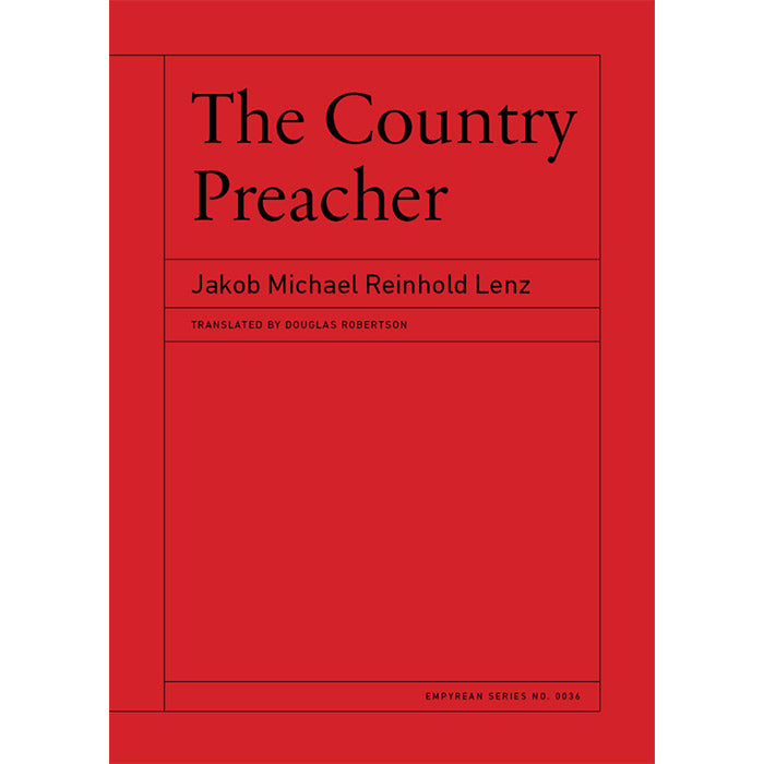 The Country Preacher - Jakob Michael Reinhold Lenz – 50 Watts Books