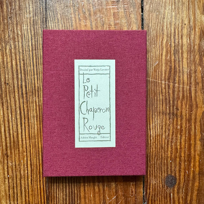 Le Petit Chaperon Rouge | artist book by Warja Lavater – 50 Watts Books