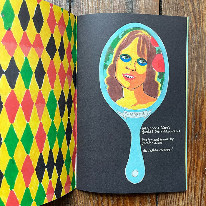 Whispered Words comic by David Enos – 50 Watts Books