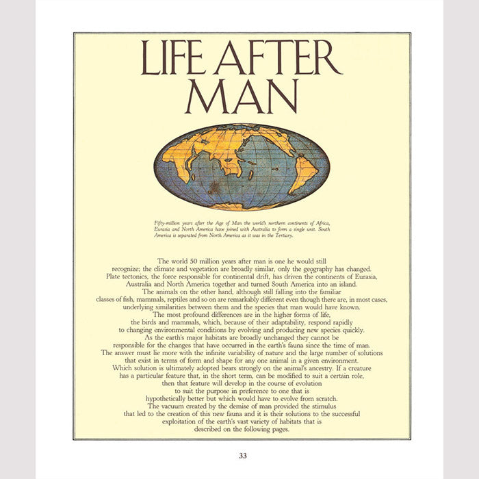 After Man - A Zoology of the Future by Dougal Dixon – 50 Watts Books