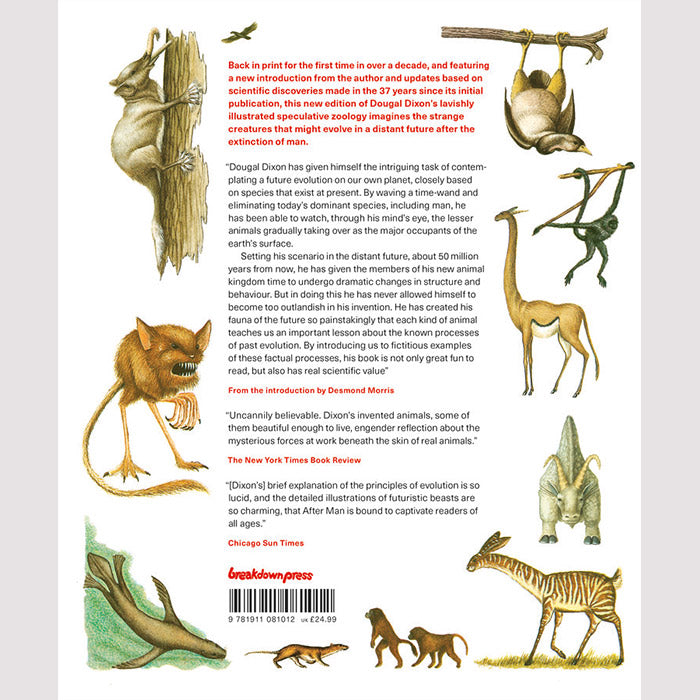 After Man - A Zoology of the Future by Dougal Dixon – 50 Watts Books