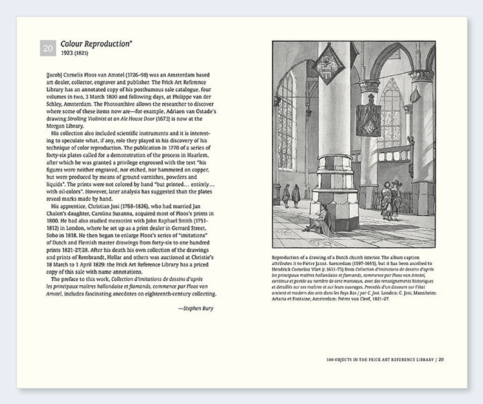 One Hundred Objects in the Frick Art Reference Library – 50 Watts Books